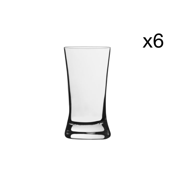 Lot de 6 Verres à shot en Cristallin, transparent, 4,5 cl Liqueur ...