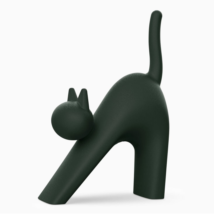 Gatto soprammobile in polipropilene grigio 34X13 H50 Gatt-one | Maisons ...