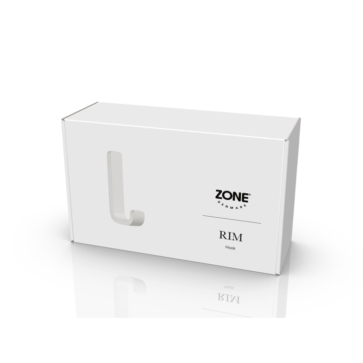 Crochet en aluminium blanc Rim | Maisons du Monde