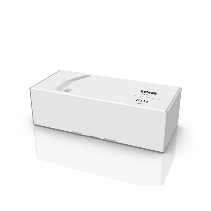 Crochet double en aluminium blanc Rim | Maisons du Monde