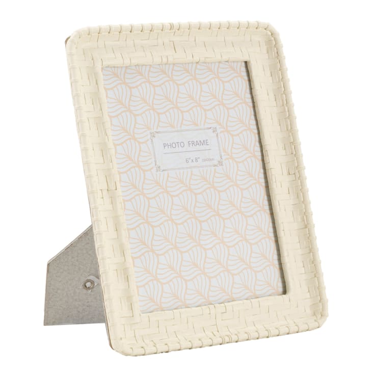 Marco de fotos de resina beige dimensiones 20,5x2x25,5 cm Bamboo ...