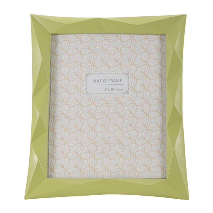 Marco de fotos de resina verde 26,8x2,5x31,5 cm Greeny | Maisons du Monde