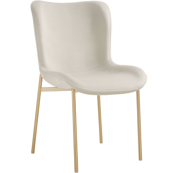 Velluto beige/oro Tessa | Maisons du Monde