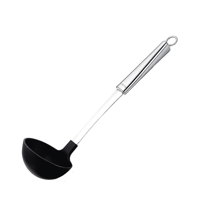 Louche anti-adhérent Bi-matière noir en inox | Maisons du Monde