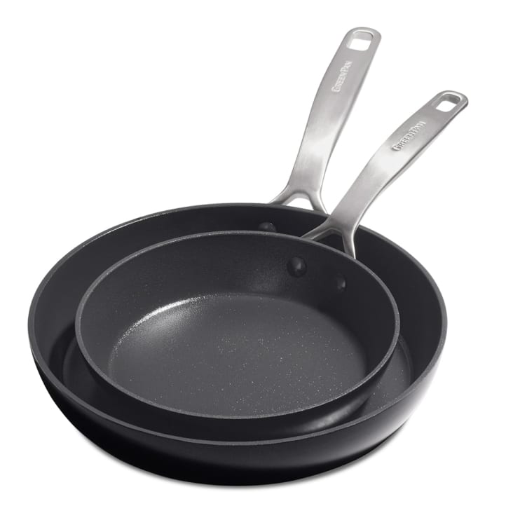 Set de 2 poêles Copenhagen 20cm / 28cm noir en céramique Copenhague | Maisons du Monde