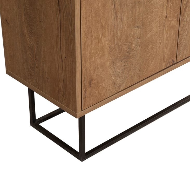 Buffet 2 portes décor noyer - L90 cm Zuri | Maisons du Monde