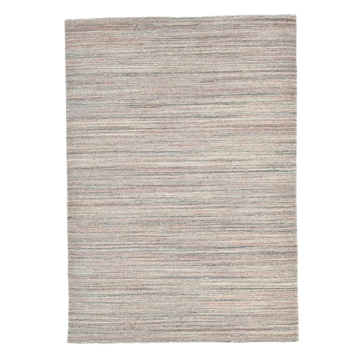 Handgewebter Wohnzimmerteppich aus Viskose und Wolle Rosa 170x240 cm ...