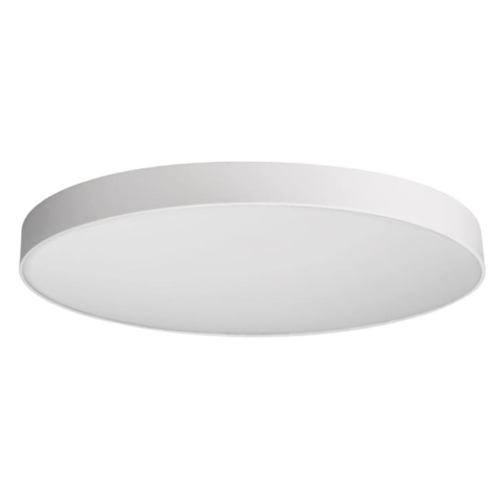 Plafoniera tonda LED dimmable 92W luce CCT interni metall bianco Ø80cm ...