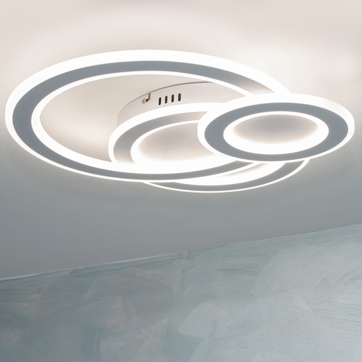 Plafoniera LED 105W CCT da 3000K a 6500K lampada moderna Candy ...