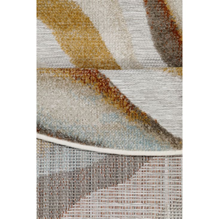 Tapis rond intérieur/extérieur bohème motif psychédélique Ø120 Creek ...