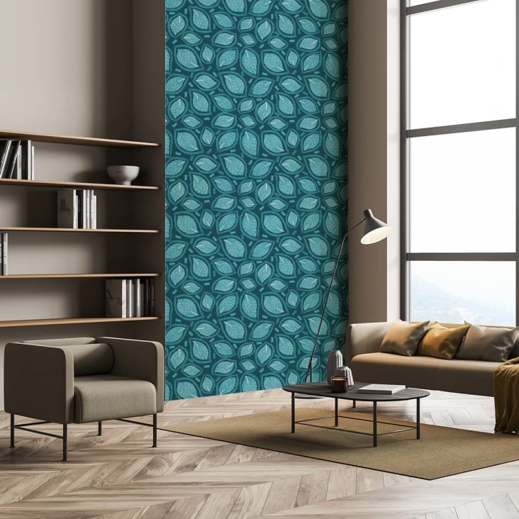Papel Pintado Turquesa