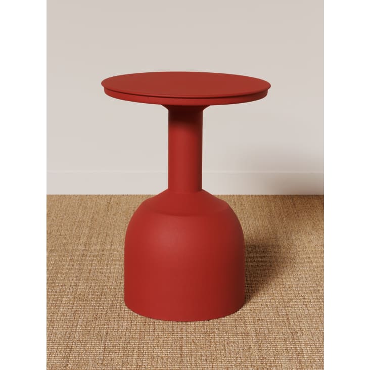Table d'appoint en métal rouge Forms | Maisons du Monde