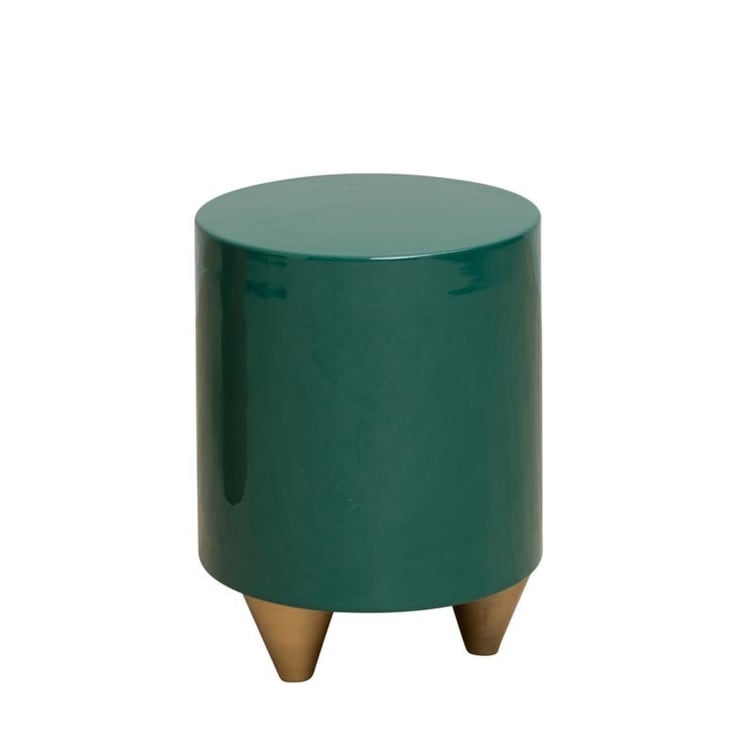 Table d'appoint en métal vert Greenie | Maisons du Monde