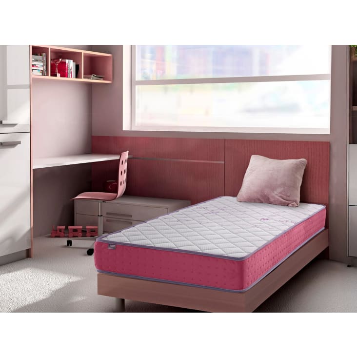 Colchón memory foam 90x160x18 cm rosa Aroa | Maisons du Monde