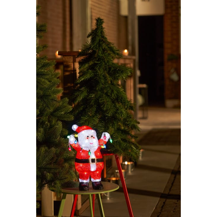 Éclairage de Noël extérieur père Noël 50 LED H35 Santa | Maisons du Monde