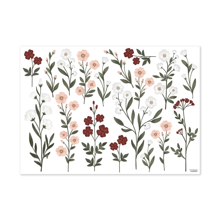 Adesivi fiori di campo grandi, 64x 90 cm Eden | Maisons du Monde