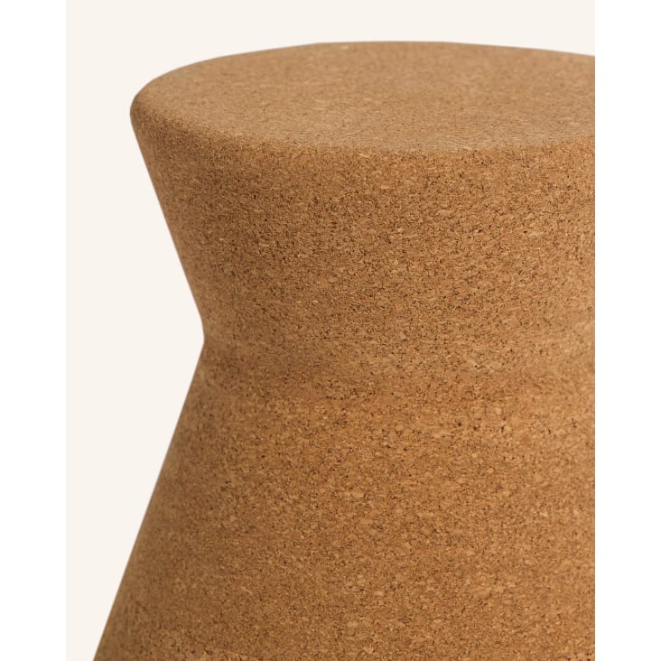 Design-Hocker aus Kork Hourglass | Maisons du Monde