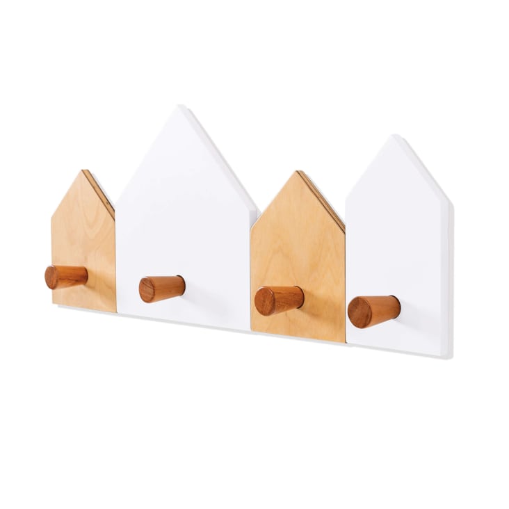 Percha infantil con forma de casitas madera/blanco Casas | Maisons du Monde