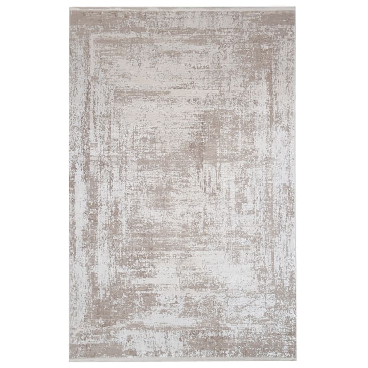 Tappeto Arredo in Viscosa Beige 133x190cm Kennedy | Maisons du Monde