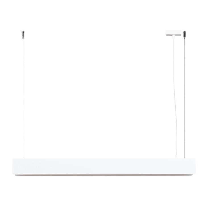 Lámpara de techo blanco acero alt. 120 Spark | Maisons du Monde