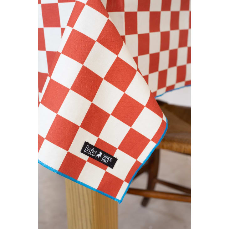 Nappe rouge et blanc à carreaux Marshall | Maisons du Monde