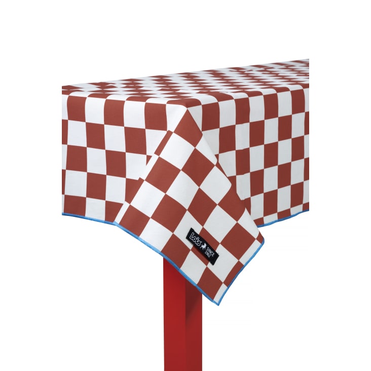 Nappe rouge et blanc à carreaux Marshall | Maisons du Monde