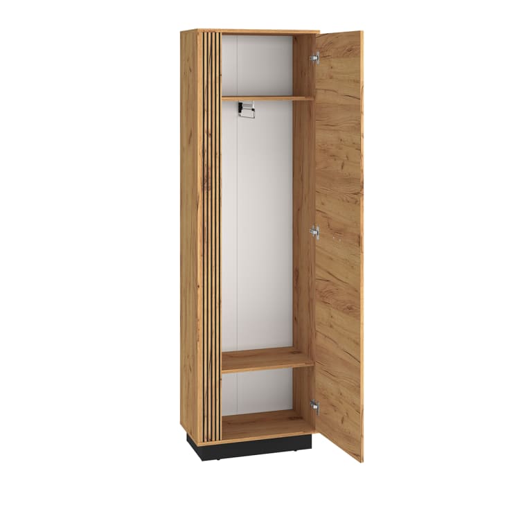 Colonne d'entrée 1 porte stratifiés beige Nilo | Maisons du Monde