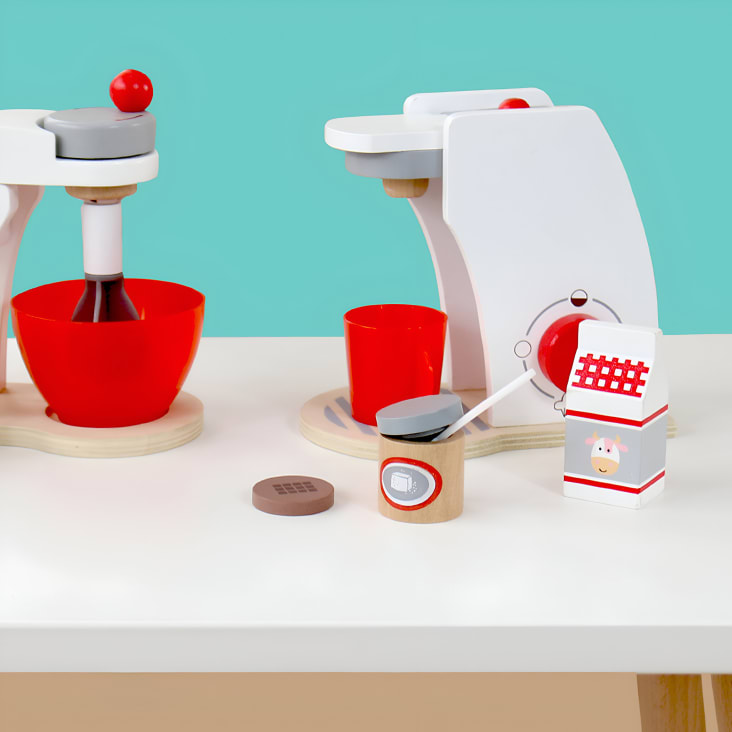 Jouet de machine à café en bois pour enfants | Maisons du Monde