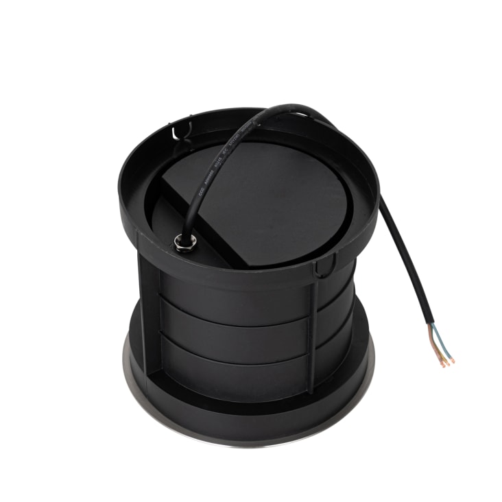 Spot sol extérieur acier 3 lumières IP65 Tribus | Maisons du Monde