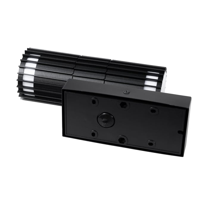 Aplique negro con sensor movimiento 2 luces Boris | Maisons du Monde