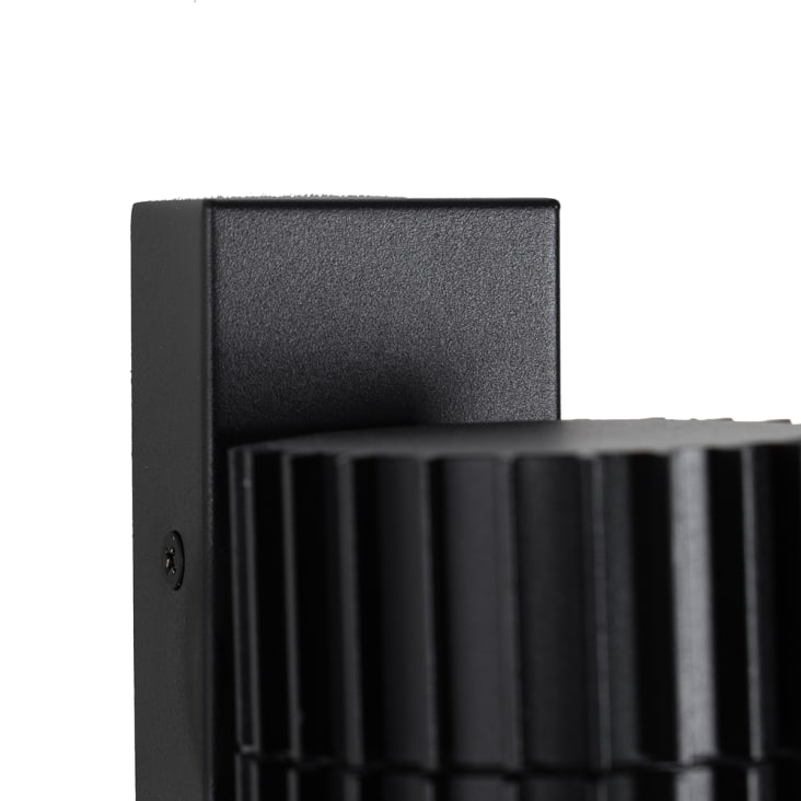 Applique murale extérieure noire design IP44 Boris | Maisons du Monde