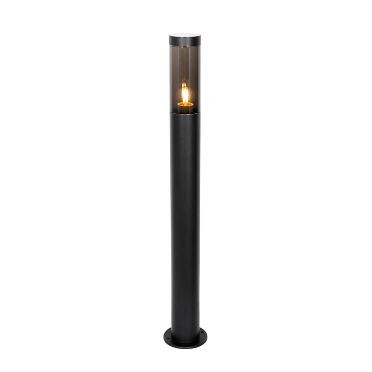 Lámpara de poste moderna negra 80 cm ip44 Rox | Maisons du Monde