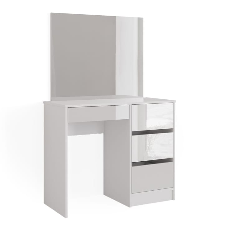 Coiffeuse, Blanc 90 x 75cm | Maisons du Monde