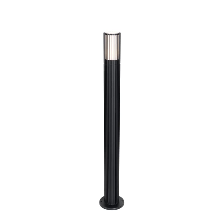 Borne extérieure design noire 80 cm IP44 Boris | Maisons du Monde