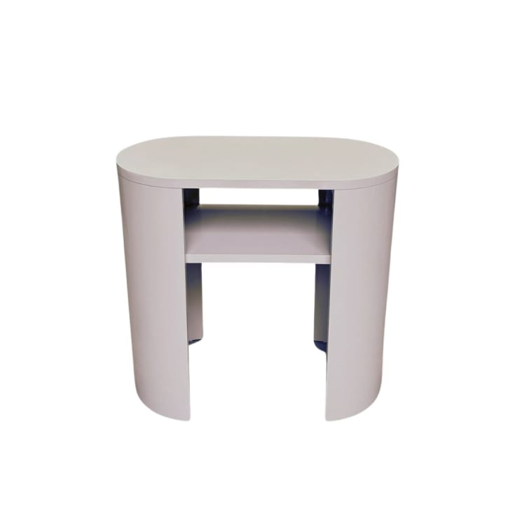 KATE - Mesa auxiliar de madera - Beige | Maisons du Monde