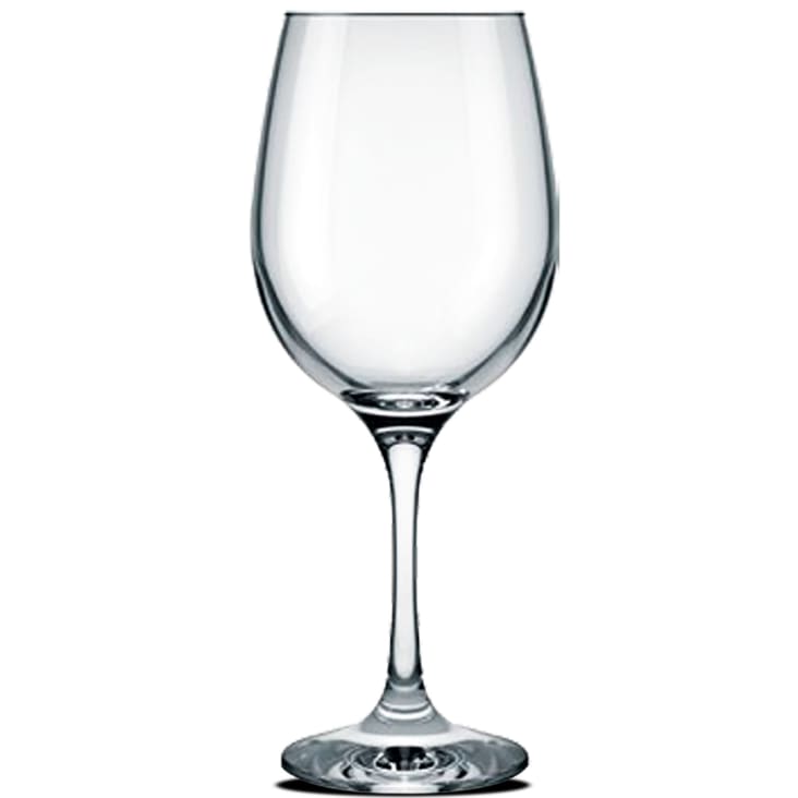 Set de 6 verres à eau sur pieds en verre transparent 38.5cl | Maisons ...