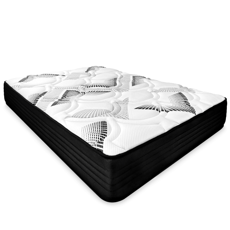Colchón ecobox visco con muelles ensacados, almohada fibra 90x190cm ...