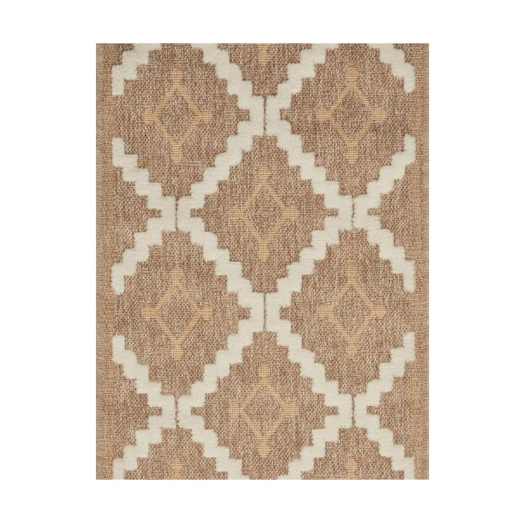 Tapis intérieur et extérieur en polypropylène marron 200x290cm Teca | Maisons du Monde