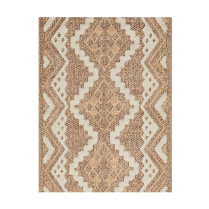 Tapis intérieur et extérieur en polypropylène marron 60x180cm Atalya ...