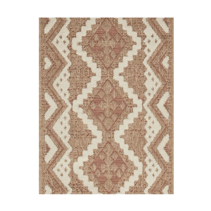 Tapis intérieur et extérieur en polypropylène marron 200x290cm Izel | Maisons du Monde