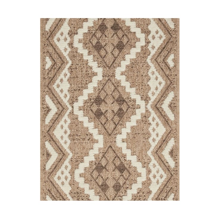 Tapis intérieur et extérieur en polypropylène marron 60x180cm Xilo | Maisons du Monde