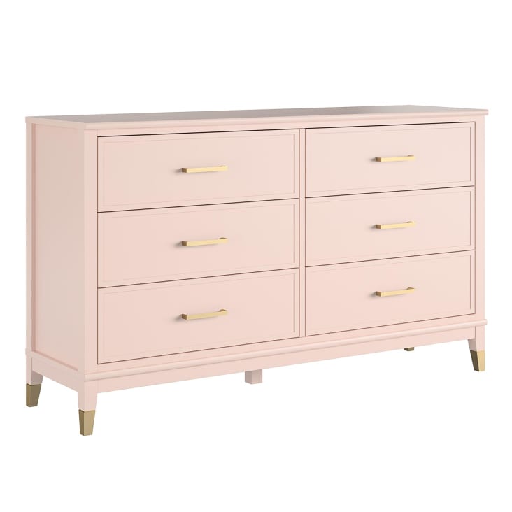 Commode avec 6 tiroirs en effet bois rose Westerleigh | Maisons du Monde