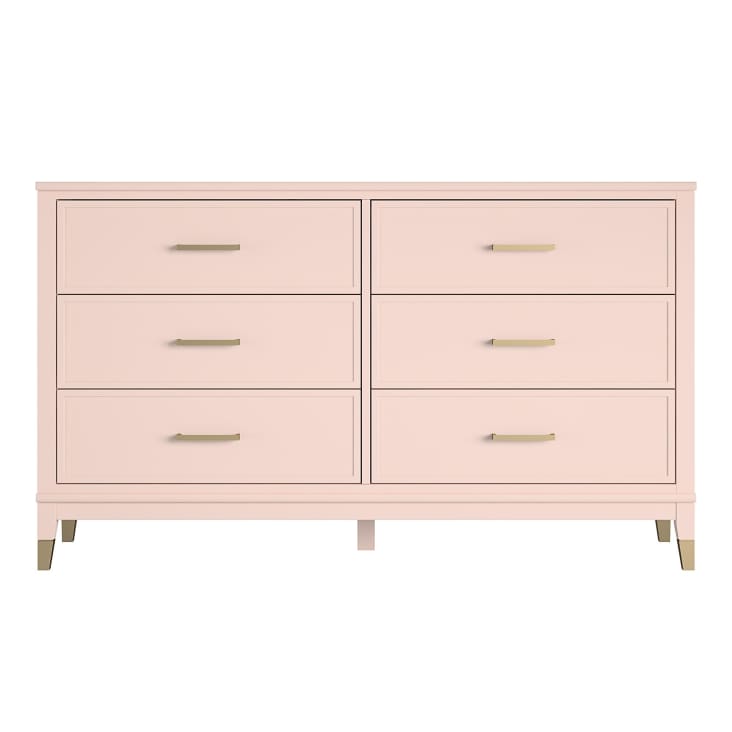 Commode avec 6 tiroirs en effet bois rose Westerleigh | Maisons du Monde