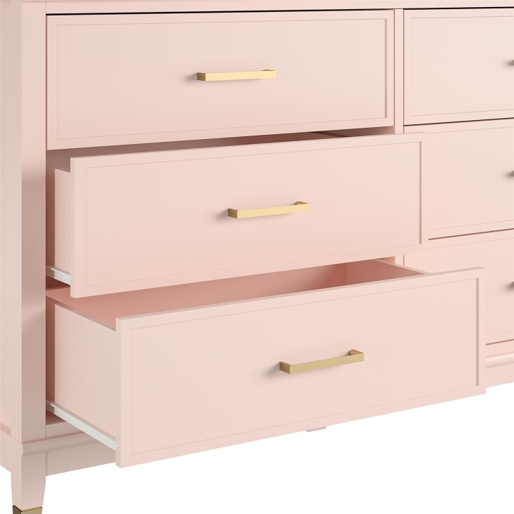 Commode avec 6 tiroirs en effet bois rose Westerleigh | Maisons du Monde