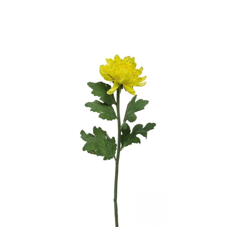 Tallo de crisantemo artificial amarillo vivo h47 Mum | Maisons du Monde