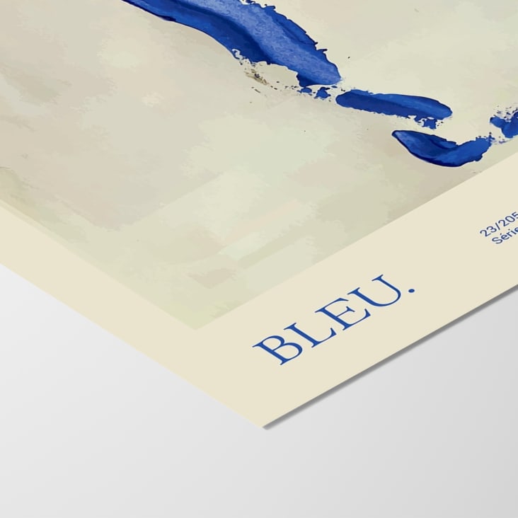Affiche "Bleu" sans cadre - 70 x 100 cm The poster club x lucrecia rey ...