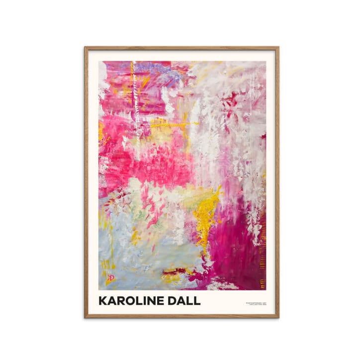 Póster "contemporary art collection — 09" marco de roble - 70x100 cm ...