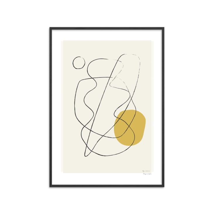 Affiche "NG 03" Cadre noir - 50x70 cm The poster club x by garmi | Maisons du Monde