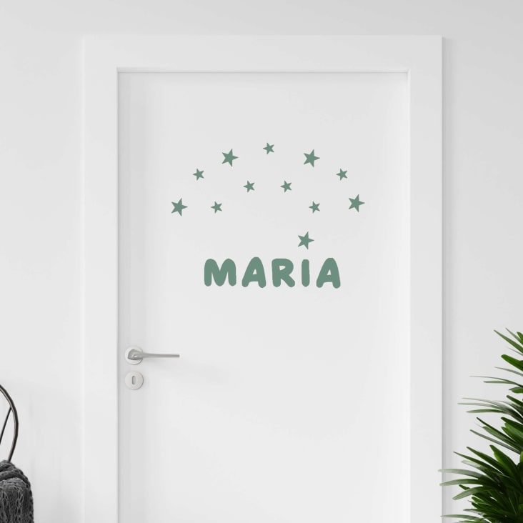 Vinilo infantil letras abecedario (grande) en verde Alfabeto xl ...