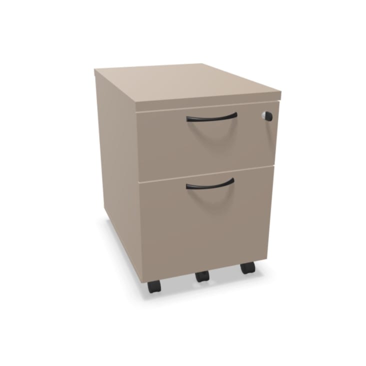 Caisson mobile 2 tiroirs argile COMFORT | Maisons du Monde